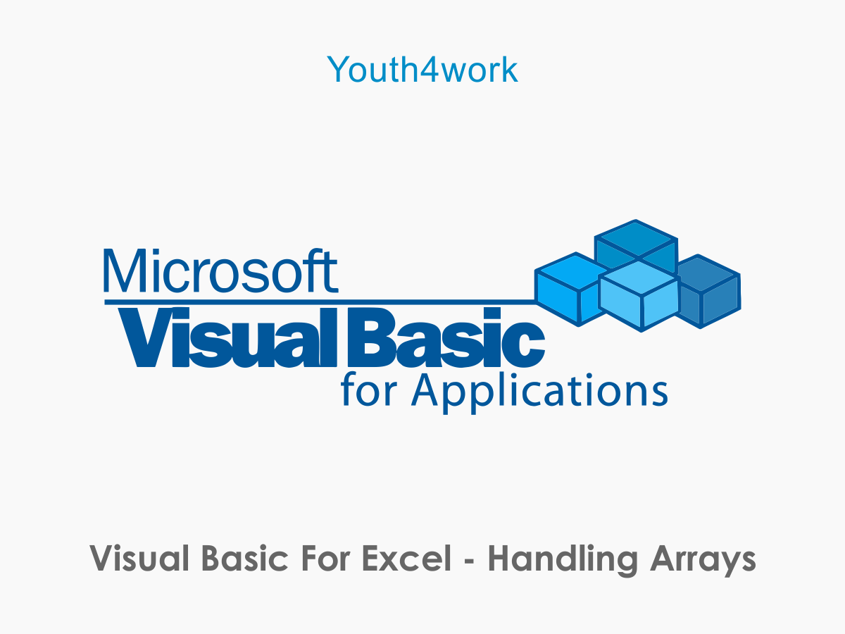 Visual Basic for Excel - Handling Arrays