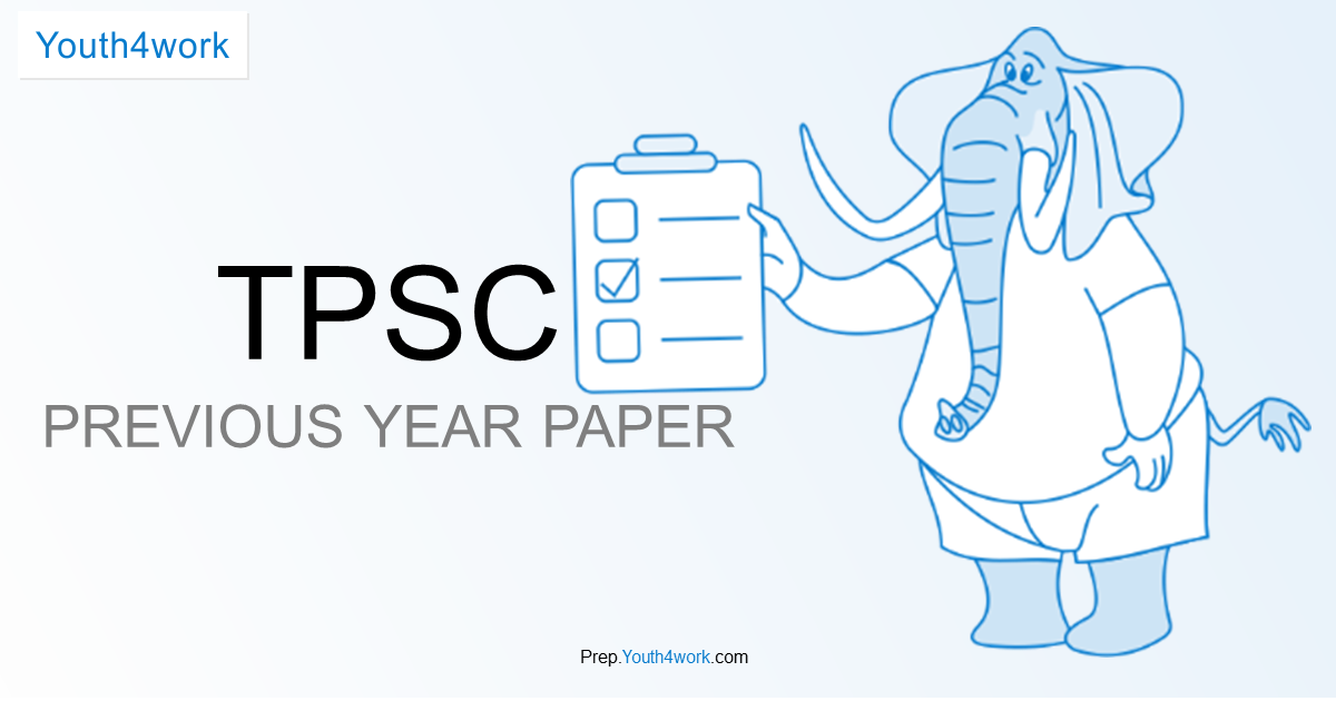 Previous Year Paper of Tripura Public Service Commission