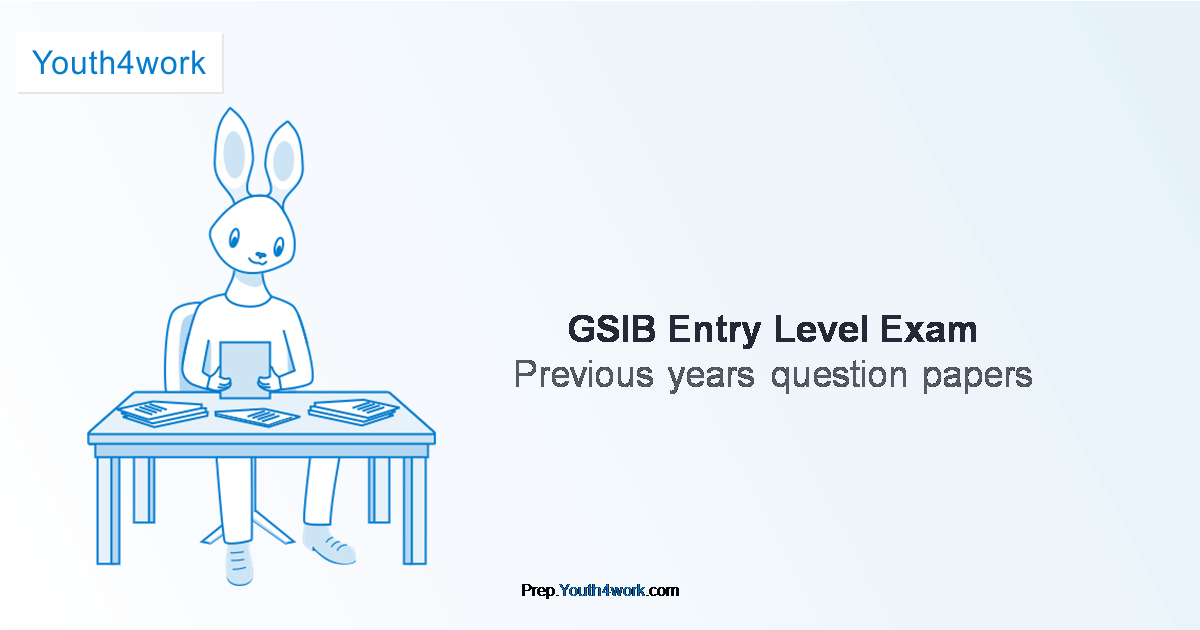 Previous Year Paper of GSIB Entrance Exam