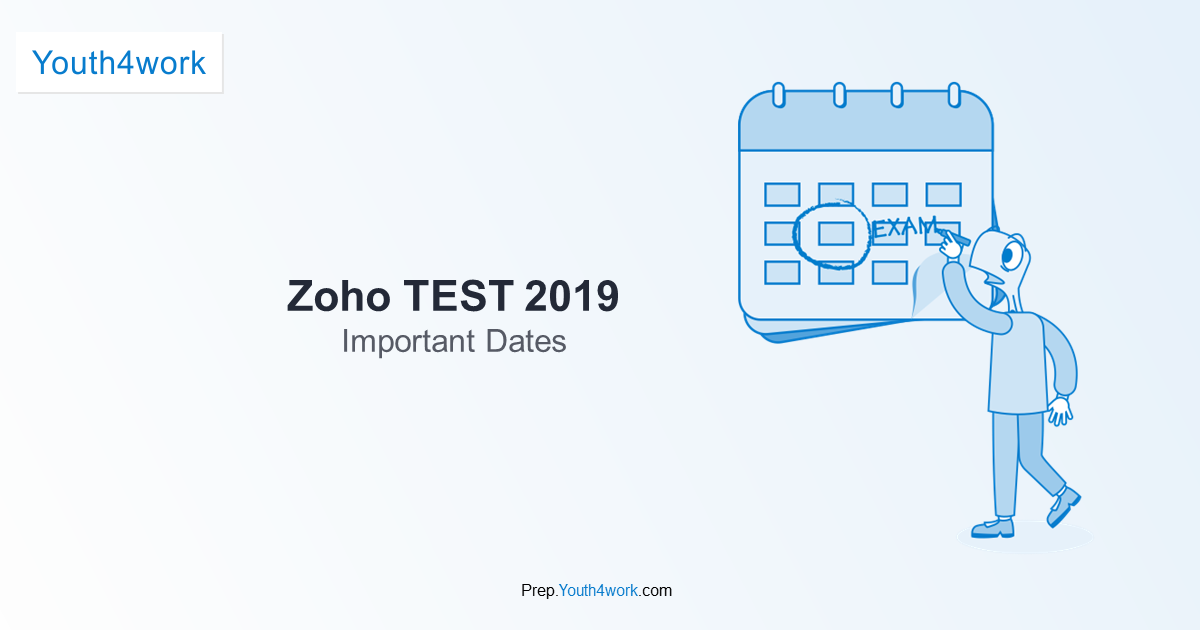 Zoho exam information