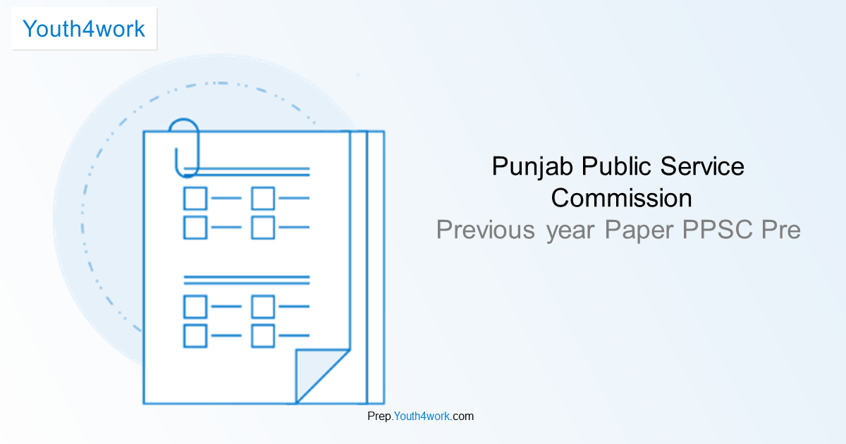 Previous Year Paper of PPSC