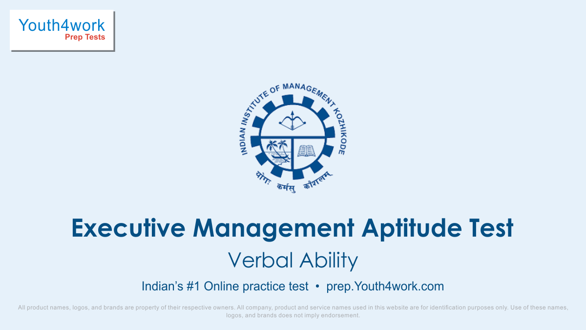 Executive Management Aptitude Mock Test Series