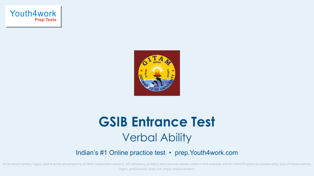 GSIB Entrance Free Mock Test Series