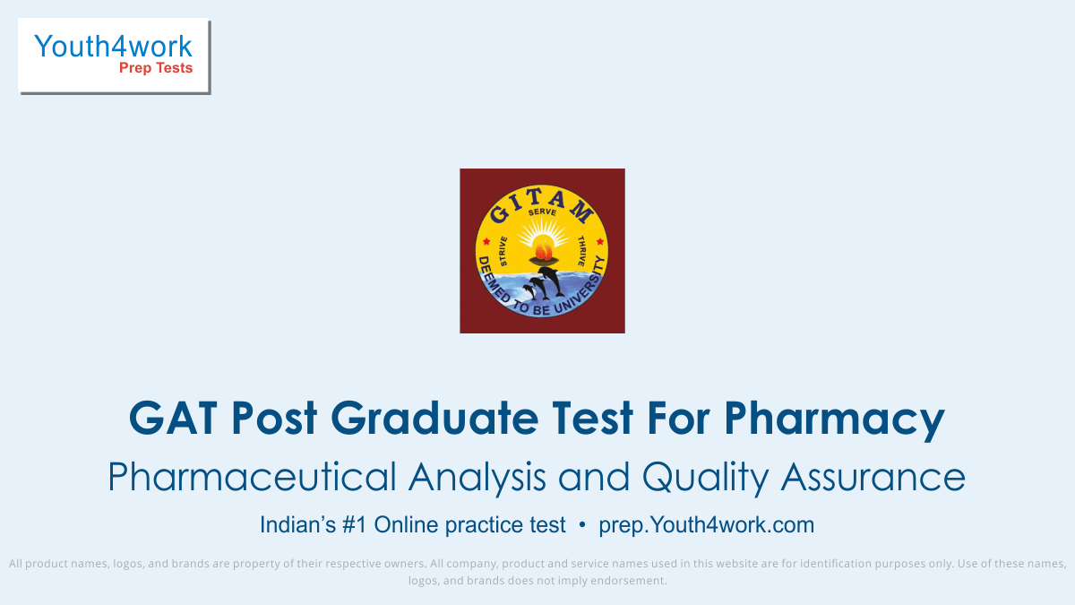 Pharmaceutical Analysis and Quality Assurance