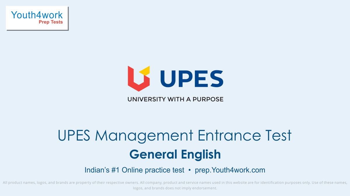 UPES MET (MBA) Online Mock Test Series