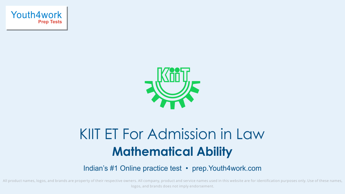 KIIT ET Law Admission Mock Test Series