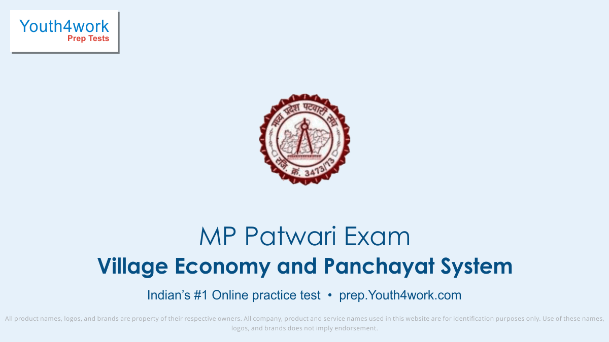 MP Patwari Exam Practice Test series