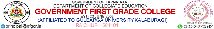 GFGC-Government First Grade College Raichur
