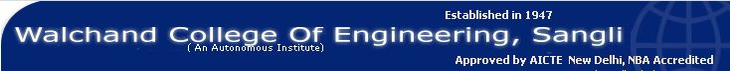 WCE-Walchand College of Engineering Sangli