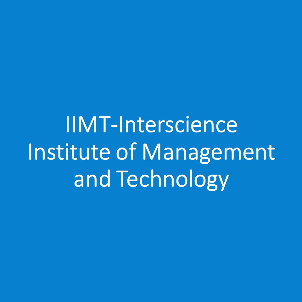IIMT-Interscience Institute of Management and Technology