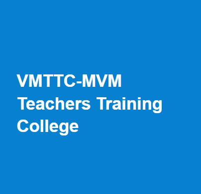 MVMTTC-MVM Teachers Training College