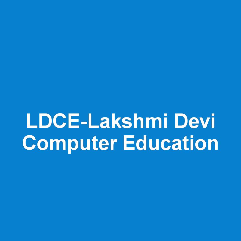 Reviews – LDCE-Lakshmi Devi Computer Education