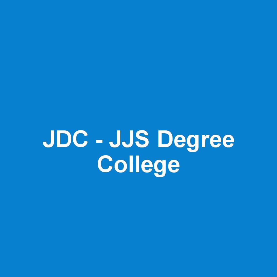 JDC - JJS Degree College