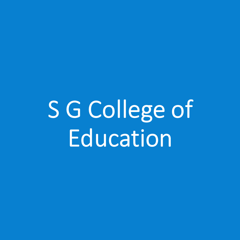 Reviews – SGCE-S G College of Education