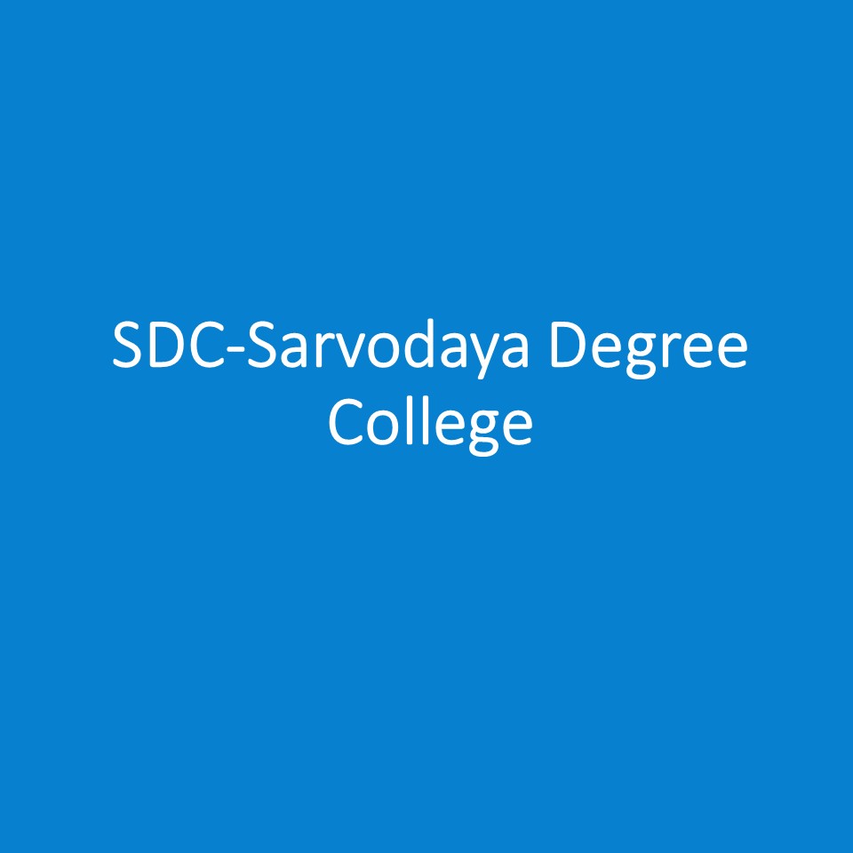 SDC-Sarvodaya Degree College