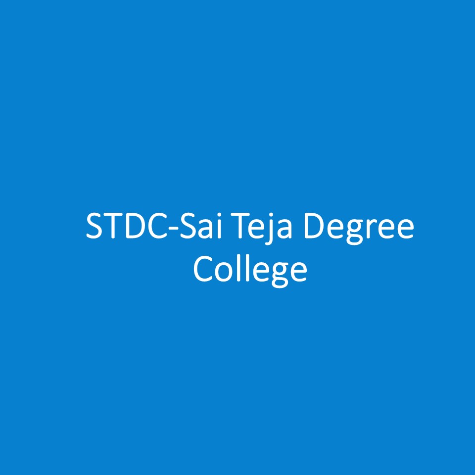 STDC-Sai Teja Degree College