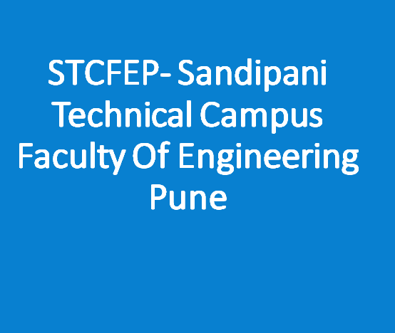 STCFEP-Sandipani Technical Campus Faculty Of Engineering Pune