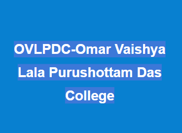 Reviews – OVLPDC-Omar Vaishya Lala Purushottam Das College