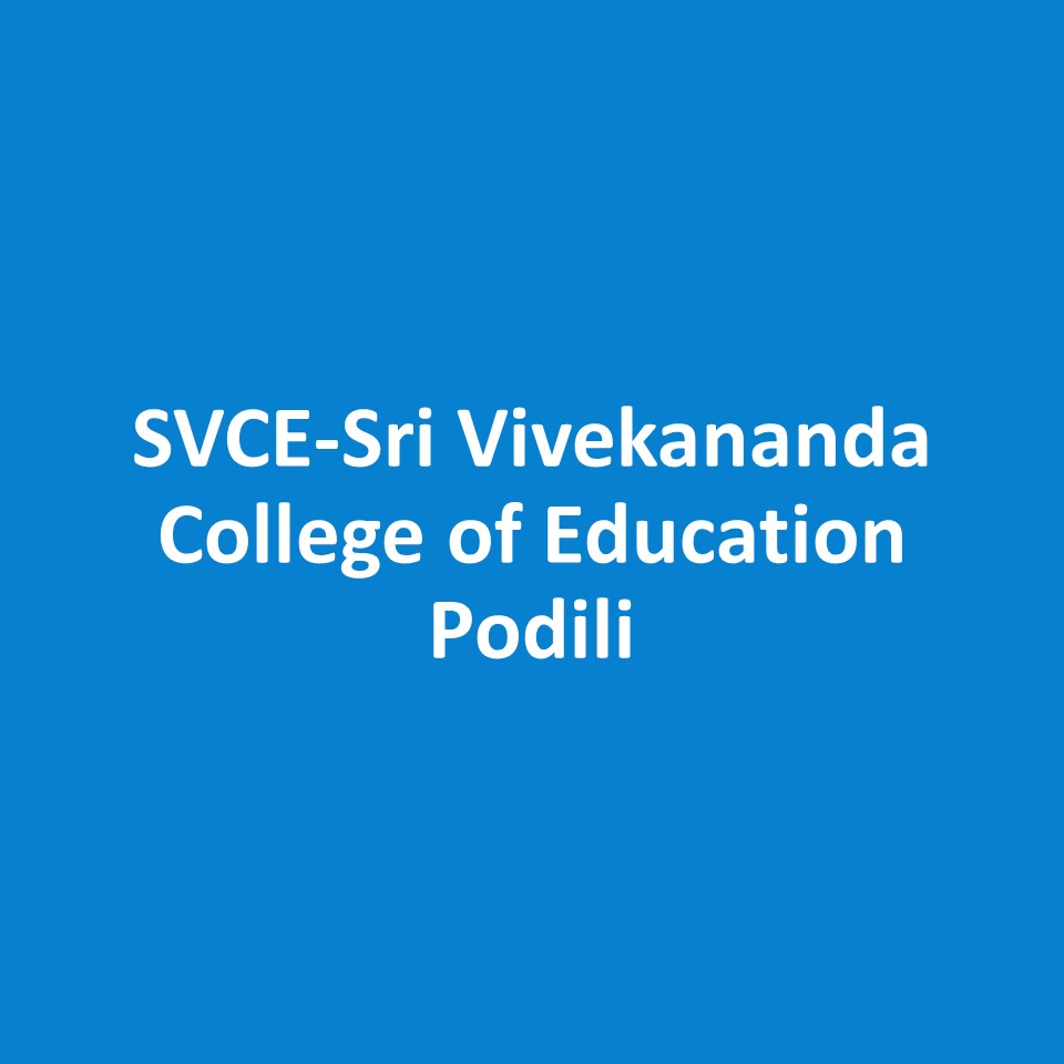 SVCE-Sri Vivekananda College of Education Podili