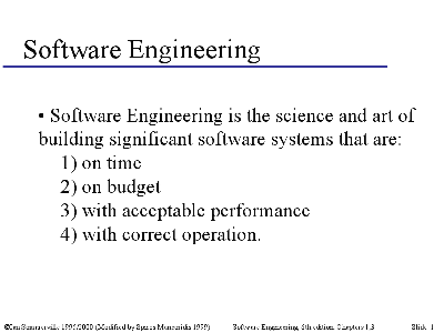 software engineering ppt